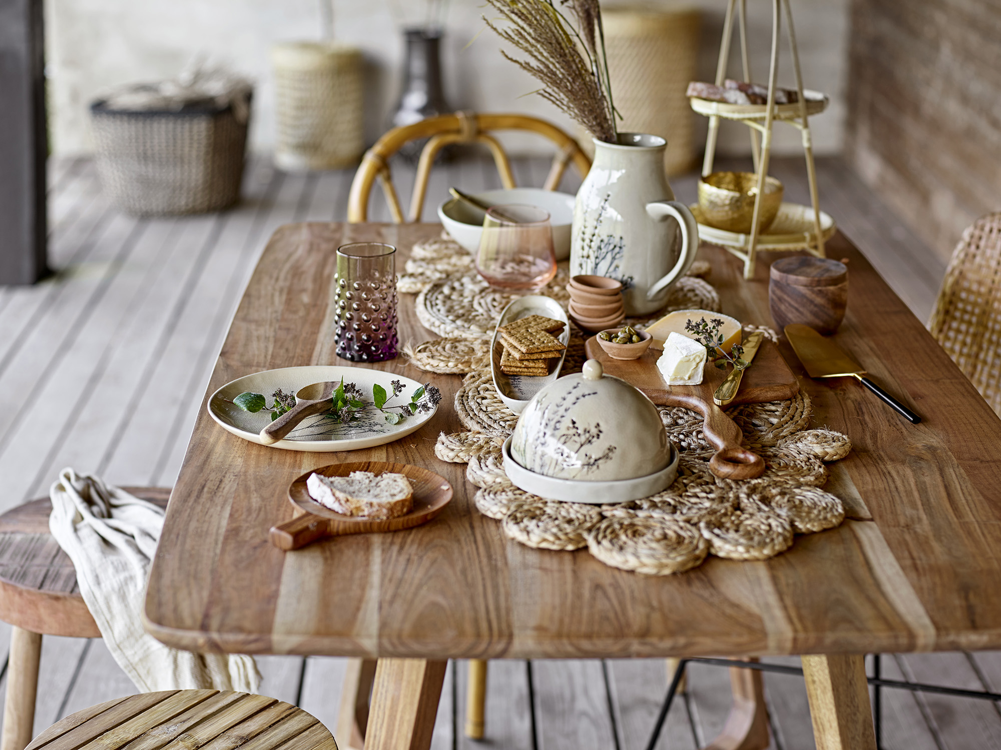 Valder Table Runner Nature Jute