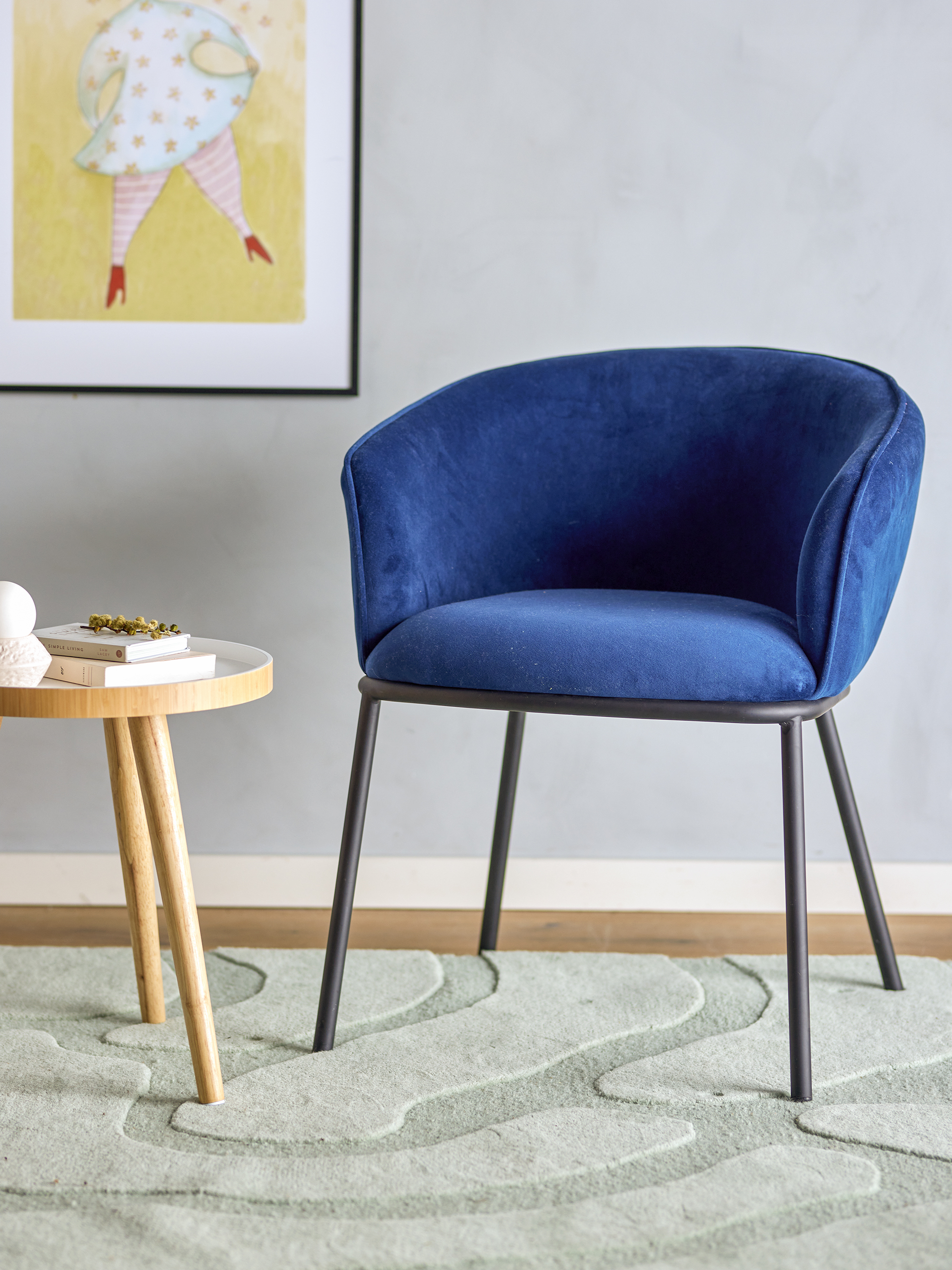 Kmart blue chair store